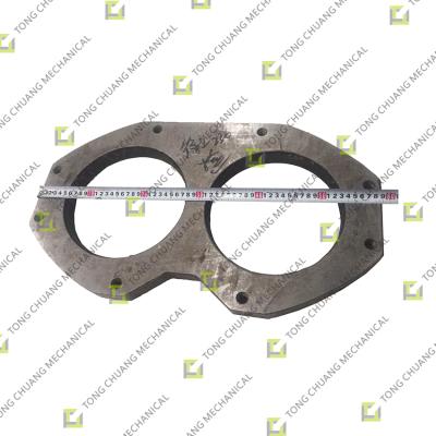 China XCMG 230, 8 Holes Spectacle Plate，Concrete Pump Spectacle Plate，Pump Spectacle Wear Plate，Concrete Machinery Spectacle Plate，Twin Spectacle Plate，Pumping Unit Spectacle Plate，Hardened Spectacle Plate for sale