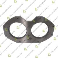 China XCMG 260 Spectacle Plate，Concrete Pump Spectacle Plate，Pump Spectacle Wear Plate，Concrete Machinery Spectacle Plate，Twin Spectacle Plate，Pumping Unit Spectacle Plate，Hardened Spectacle Plate for sale
