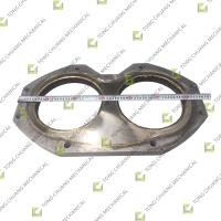 China XCMG 260 Spectacle Plate，Concrete Pump Spectacle Plate，Pump Spectacle Wear Plate，Concrete Machinery Spectacle Plate，Twin Spectacle Plate，Pumping Unit Spectacle Plate，Hardened Spectacle Plate for sale