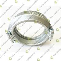 China Galvanized 125 Pipe Clamp，Concrete Pump Pipe Clamp，Concrete Delivery Pipe Clamp，Heavy-Duty Pipe Coupling Clamp，Pump Truck Pipeline Fixing Clamp，Construction Machinery Pipe Clamp for sale