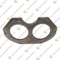 China HONGDILI 230 Spectacle Plate，Concrete Pump Spectacle Plate，Pumping System Spectacle Plate，Wear-resistant Spectacle Plate，Truck Mounted Pump Spectacle Plate，Concrete Machinery Spectacle Plate for sale