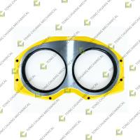 China Putzmeister 230 Spectacle Plate，Concrete Pump Spectacle Plate，Pumping System Spectacle Plate，Wear-resistant Spectacle Plate，Truck Mounted Pump Spectacle Plate，Concrete Machinery Spectacle Plate for sale