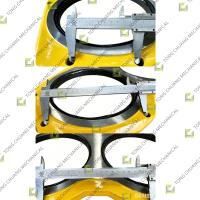 China Putzmeister 230 Spectacle Plate，Concrete Pump Spectacle Plate，Pumping System Spectacle Plate，Wear-resistant Spectacle Plate，Truck Mounted Pump Spectacle Plate，Concrete Machinery Spectacle Plate for sale