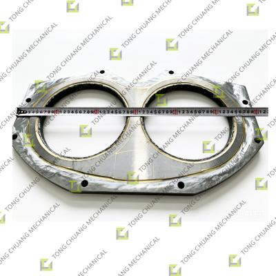 China 250 Spectacle Plate，Concrete Pump Spectacle Plate，Wear-resistant Spectacle Plate，Pump Delivery Spectacle Plate，Heavy-duty Spectacle Plate for Concrete Machinery，Truck-mounted Pump Spectacle Plate for sale