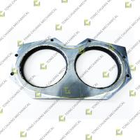 China Junma 230 Spectacle Plate，Concrete Pump Spectacle Plate，Wear-resistant Spectacle Plate，Pump Delivery Cylinder Spectacle Plate，Truck Mounted Pump Spectacle Plate，Concrete Machinery Spectacle Wear Plate for sale