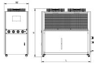 China CE Standard Air Cooled Water Chiller Rapid Heat Transmission TCA Series for sale
