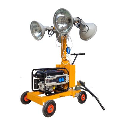 China 2kw Generator Mobile Lighting Vehicle 5m Lighthouse Lighting Tower Truck for sale