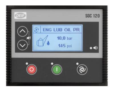 China DEIF Controller SGC120 Intelligent Diesel Generator Control Board for sale