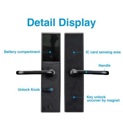 China Wholesale of New Products Own Hotel Saftware Team  Smart Lock Fingerprint with RFID Technology for sale