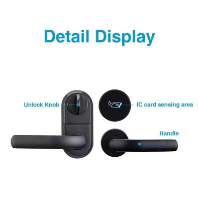 China Low Battery Voice Alert Smart Door Lock For Hotel With Free Hotel System for sale