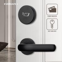 China Zinc Alloy Smart RFID Hotel Door Lock With Three Link Electronic Lock Cylinder for sale