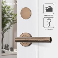 China Classic And Luxurious RFID Hotel Door Lock With Card And Key In Hotels for sale