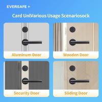 China The Most Popular Low Battery Reminder Smart Hotel Rifd Door Locks For Hotels & Offices Keyless Card Entry Door Locks for sale