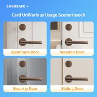China The Most Popular Low Battery Reminder Smart Hotel Rifd Door Locks For Hotels & Offices Keyless Card Entry Door Locks for sale