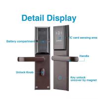 China Wholesale Hot Style Anti-prying Alarm Smart Card Hotel Lock for sale