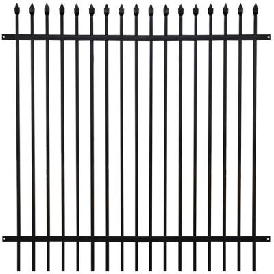 China Wholesale Black Security 2.1m Height wrought iron/Steel Fence for sale