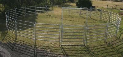 China Cattle Horse round Yard Panels 6 Oval Rails. Locking Pins. Victoria for sale