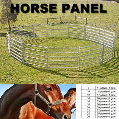 China 18m Diameter PortableHorse Stall Panels 26Pcs incl. 3m tall Gate for sale