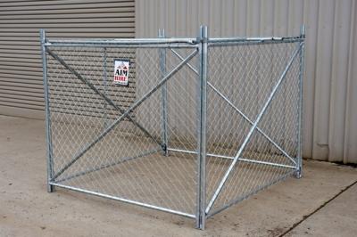 China Australian hot sale galvanized steel wire rubbish cage for sale