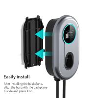 China 48A Wallbox EV Charger Station With LCD Screen APP Wifi/Bluetooth 11.52 KW Type 1 EV Home Charger for sale