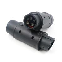 China AC 250V Type2 To Type1 EV Adapter For Electric Car Charger ,32A 22KW EV Charging Cable Conveter for sale