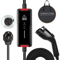 China 7KW EV Car Charger Type 2 New Energy Vehicle Charging Pile AC Adjustable Home Use for sale