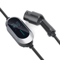 China Max 32A Current Adjustment Type 2 EV Fast Charger ,OEM AC Portable Electric Vehicle Charger for sale