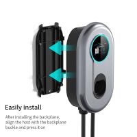 China IEC 62196 EV Fast Charger Type 2 16A Adjustable Wallbox Level 2 Portable Car Charging for sale
