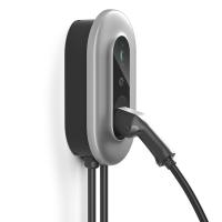 China Type2 EV Charging Pile With 1M, Hard-Wired 8-16A Current Adjustable Electric Vehicle Wallbox Charger for sale