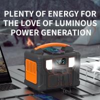 China 18-23V/3A(60W Max) Solar Charging Input Portable Power Station Solar Generator UL Li-Ion Battery Supply 300W for sale