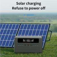 China 800W Max Solar Charging Input Portable Power Station 2400W LiFePO4 Battery for sale