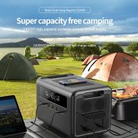 China Portable Power Station Solar Generator 2304Wh 2400W Backup LiFePO4 Battery for sale