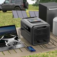 China 2400W Portable Power Station 2304Wh Solar Generator,LiFePO4 Battery Supply for sale