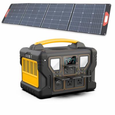 China 300W/500W/700W/1000W Portable Power Battery Bank Station Charger AC Solar Generator Lithium 10%~90% Operation Humidity for sale
