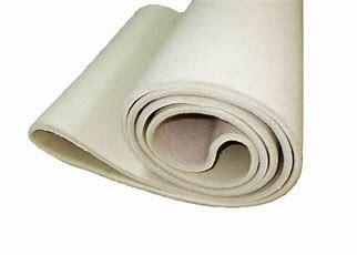 China Polyester 8mm Thickness Nomex Felt Pad , Heat Press On Felt for sale