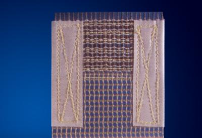 China PTFE Coated Fiberglass Open Mesh Conveyor Belt 360°C Heat Resistant Non Stick for sale