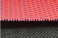 China Red Blue Polyester Spiral Mesh Dryer Fabric High Temperature Tear Resistant for sale