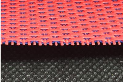 China Red Blue Polyester Spiral Mesh Dryer Fabric High Temperature Tear Resistant for sale