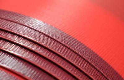 China Customized Nonwoven Conveyor Polyester Spiral Mesh 7000mm Width for Meltblown Machine for sale