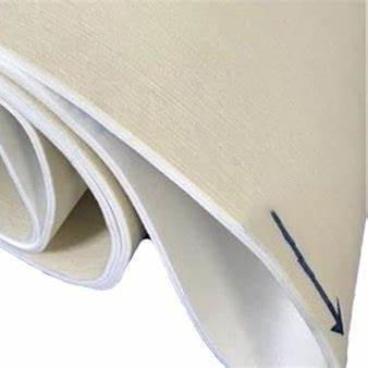 China 50% Nomex 50% Polyester Calender Felt Two Layers 20mm Thickness for Compactor Machines for sale