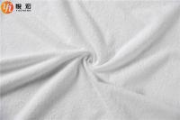 China 0.015mm Fim Cotton Bamboo French Terry Fabric 185gsm Organic Cotton Terry Fabric for sale