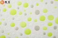 China Colorful Waterproof Jacquard Knit Fabric 400GSM TPU Film Floral Jacquard Knit for sale