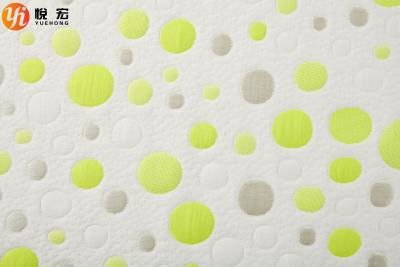 China Colorful Waterproof Jacquard Knit Fabric 400GSM TPU Film Floral Jacquard Knit for sale
