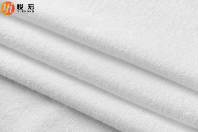 China Luxury 190gsm Spandex Material Fabric Bamboo Terry Cloth Fabric Mattress Protectors for sale