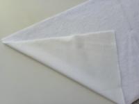 China Moisture Protection White Terry Cloth Fabric  150cm - 230cm  Terry Towelling Material for sale