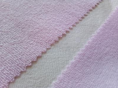 China Purple Bamboo Terry Cloth Waterproof Laminated High Quality Terry Cloth Fabric for sale