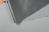 China Brushed Blackout Fabric Silver Reflective Backing Blackout Lining Fabric Thermal Insulation for sale