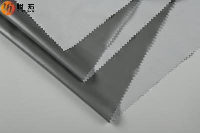 China 350GSM Blackout Fabric Reflective Thermal Curtain Lining Fabric Machine Washable for sale