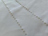 China White 100% Nylon Knit Fabric Laminated Mattress Protector Fabric Abrasion Resistance for sale
