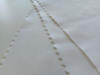 China White 100% Nylon Knit Fabric Laminated Mattress Protector Fabric Abrasion Resistance for sale